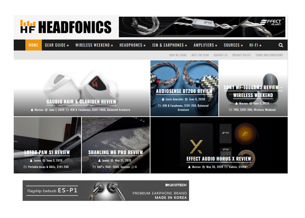 Headfonics product Review - Gaudio Nair and Clariden